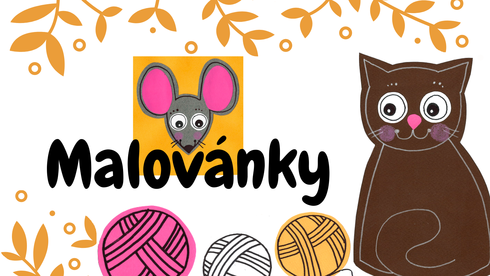 Stránky pro veselé kreslení a malování